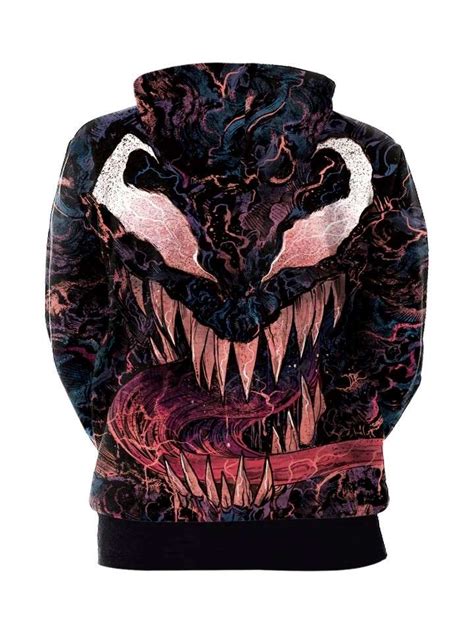 ვენომი ჰუდი კომფორტული და ხარისხიანი Trippy Ge