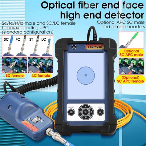Comptyco Fiber Microscope Optical Fiber Video Inspection Probe Fiber