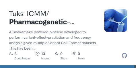 GitHub Tuks ICMM Pharmacogenetic Analysis Pipeline A Snakemake Powered Pipeline Developed To