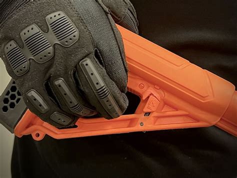 Orange Less Than Lethal Ex Performance Grip And Stock 12g Shotguns Adaptive Tactical