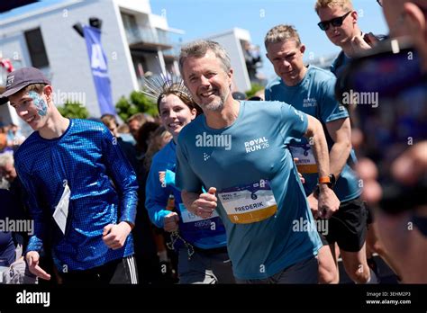 Danish King Frederik X Participates In The Royal Run In Middelfart