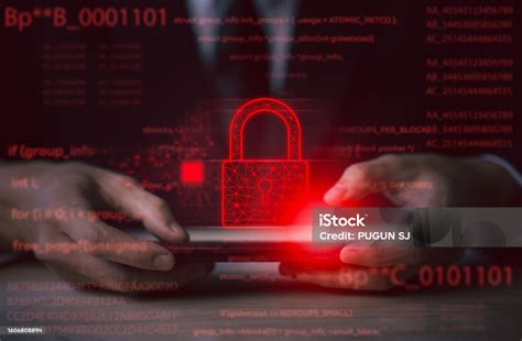 Cyber Security Data Protection Information From System Hack Warning