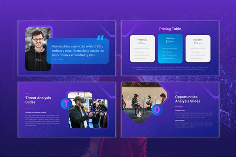 Hitekz Xr Presentation Powerpoint Template Presentation Templates