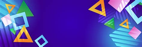 현대 다채로운 추상 웹 배너 배경 창조적 인 디자인 사각형 삼각형 원 하프톤 및 점이있는 배너 디자인 벡터 추상 그래픽 디자인