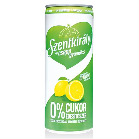 SzentkirÁlyi Egy Csepp Gyümölcs Citromízű 0 25 L Aldi