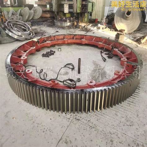 強勝迴轉窯大齒輪 製作3 6米迴轉窯鑄鋼分體大齒圈 露天市集 全台最大的網路購物市集