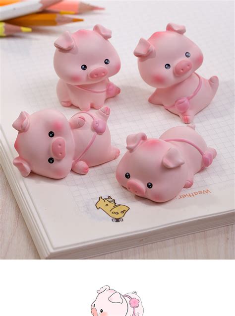 Ri0t可爱小猪猪摆件趴趴猪电脑桌面装饰不急不生气止怒女神节礼物 阿里巴巴 Ri0t可爱小猪猪摆件趴趴猪电脑桌面装饰不急不生气止怒女神节礼物 阿里巴巴