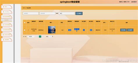 springboot毕设 springboot物业管理 程序 论文 csdn博客