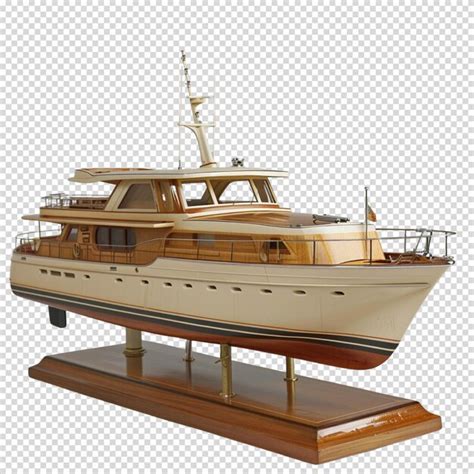 투명한 배경에 고립된 배 프리미엄 Ai 생성 Psd