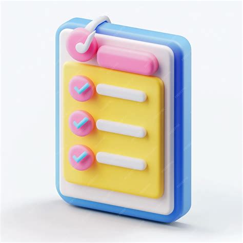 3d Action Plan Icon Strategic Planning Symbol Logo Illustration