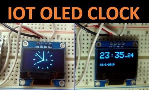 IOT Based Analog Digital OLED Clock Using NodeMCU