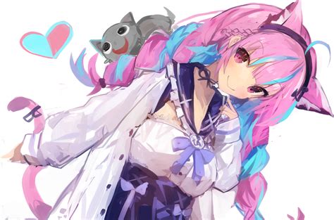 1357281 Virtual Youtuber Hd Wallpaper Minato Aqua Hololive Rare