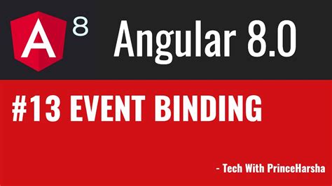13angular 8 Tutorials Event Binding Youtube