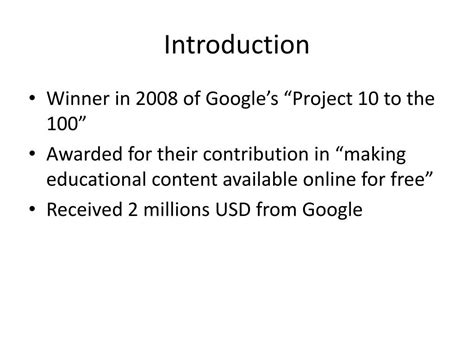 ppt khan academy powerpoint presentation free download id 1848796