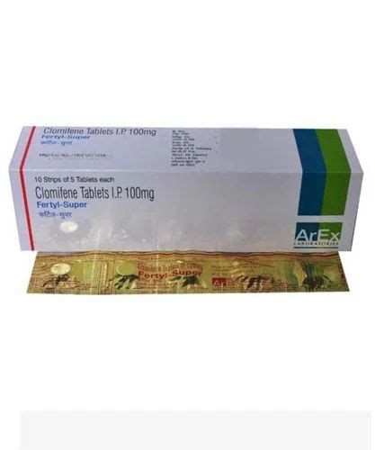 Clomifene 100mg Packaging Type Strip Packaging Size Box At Rs 79 Stripe In Surat