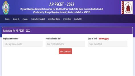 AP PECET Result OUT Download AP PECET Rankcard At Cets Apsche Ap Gov In Education News