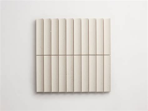 Fluted White 3d Tile Limestone Etui Petit Lapidary Clé Clé Tile