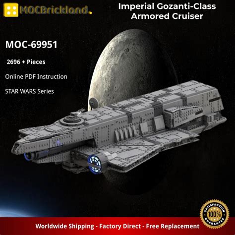 Imperial Gozanti Class Armored Cruiser Star Wars Moc 69951 By Bruxxy
