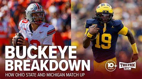 Ohio State Vs Michigan Buckeye Breakdown Matchups Game Plans And What