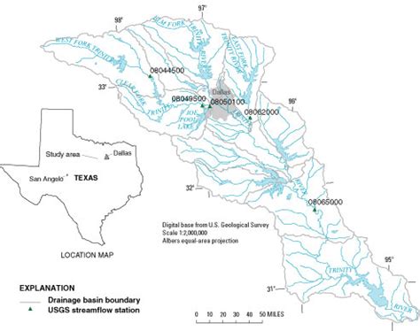 Texas River Basin Map