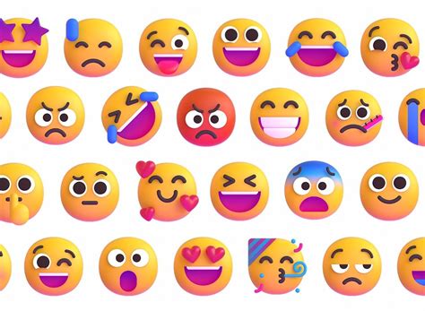 Microsoft Clarifies Where Its New 2d And 3d Fluent Emoji Will Appear On