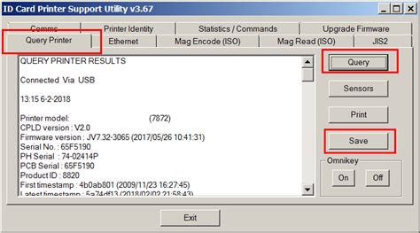 A Guide To Saving A Printer Query On A Magicard Printer From Alphacard
