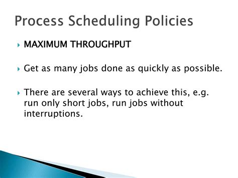 Operating Systems Process Scheduling Pptx