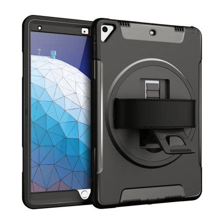 Coque Ipad Air Olixar Ultra Robuste Avec Poign E Support Noir