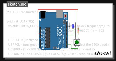 Usart Communication Wokwi Esp32 Stm32 Arduino Simulator
