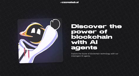 Cosmohub Ai Agents For Blockchain