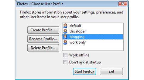 Geek To Live Manage Multiple Firefox Profiles