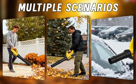 Cordless Leaf Blower Fit For Dewalt 20v60v 650 Cfm