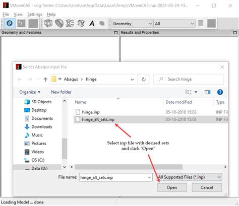 Element And Face Sets From Abaqus Input Files VCollab Document Documentation