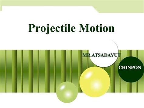 Ppt Projectile Motion Powerpoint Presentation Free Download Id 5589162