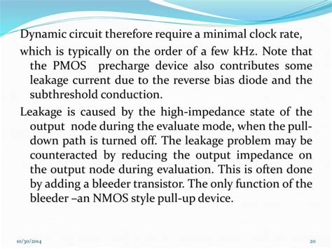 dynamic logic circuits pptx