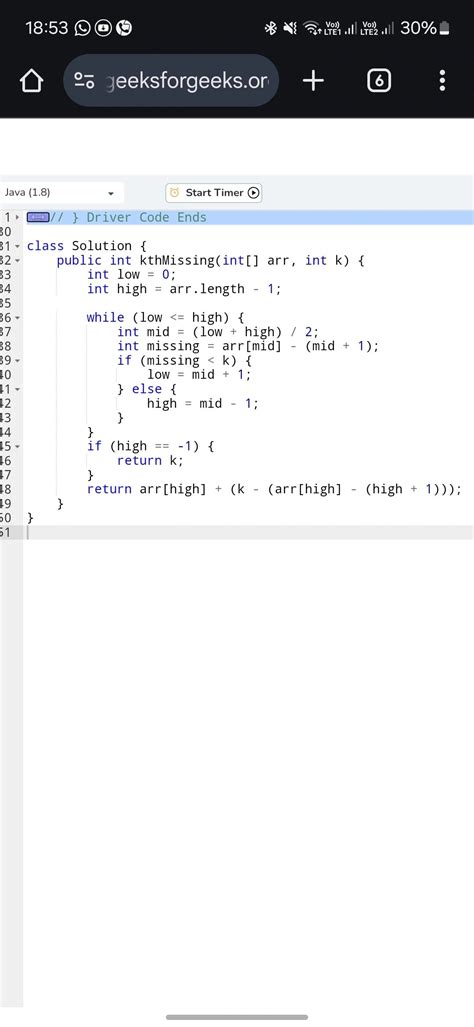Jagan M A On Linkedin Gfg160 Geekstreak2022 Dsa Programming Java