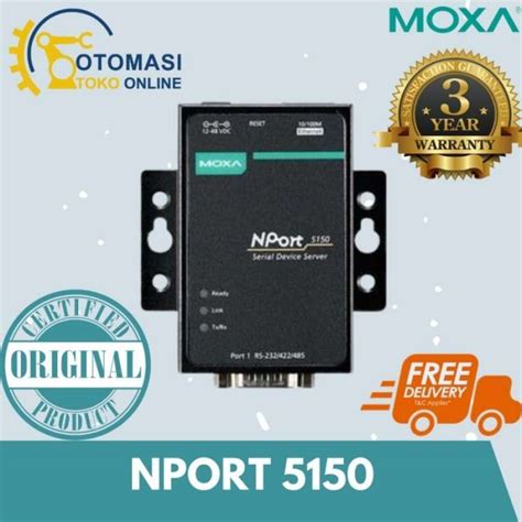Promo Moxa Nport 5150 Serial Device Servers Diskon 11 Di Seller Ghanim Shop Cengkareng Timur