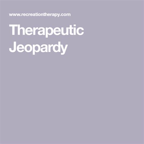 Coping Skills Jeopardy Artofit