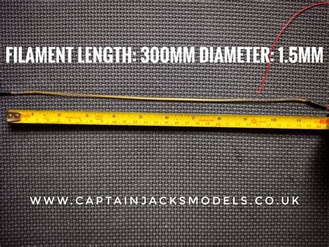 Led Filament Component Store Captain Jacks Models