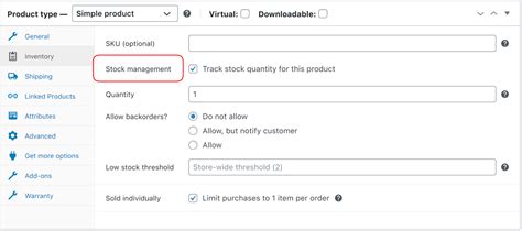 Enhancement Rename `the Manage Stock` Section Header Title To