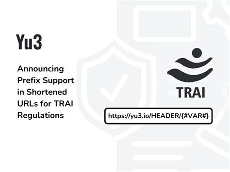 announcing prefix support in shortened urls for trai regulations india by ayush agarwal