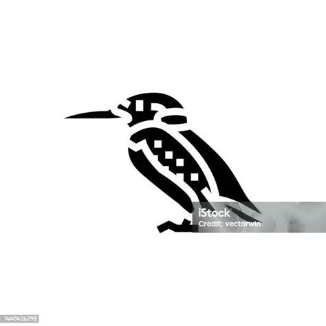 물총새 새 이국적인 글리프 아이콘 벡터 일러스트 레이 션 귀여운에 대한 스톡 벡터 아트 및 기타 이미지 귀여운 깃털 꽃 식물 Istock