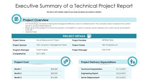 Top 7 Project Report Summary Templates With Samples And Examples