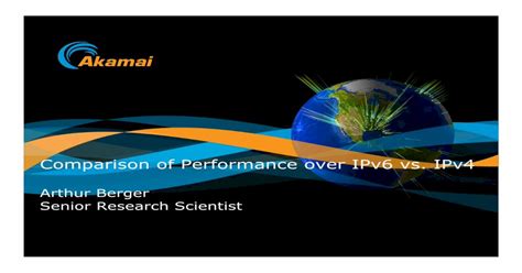 Pdf Comparison Of Performance Over Ipv6 Vs Ipv4€¦ · Comparison Of