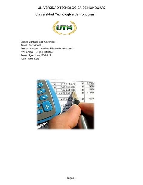 Ejercicios Modulo 1 Contabilidad Gerencial Warning Tt Undefined Function 32 Warning Tt