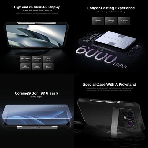 Etoren Com Unlocked Doogee V Pro G Rugged Phone Dual Sim Gb Silver Gb Ram Full