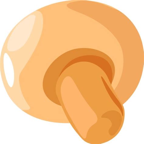 Mushroom Vegetable Healthy Food Ingredients Meal Vector Image