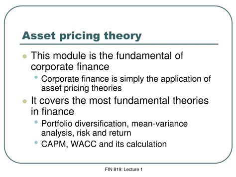 Ppt Fin 819 Financial Management Powerpoint Presentation Free