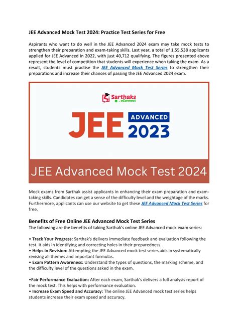 PPT JEE Advanced Mock Test PowerPoint Presentation Free Download ID