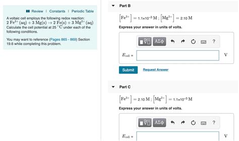 Solved Part A Reviewi Constants Periodic Table Standard